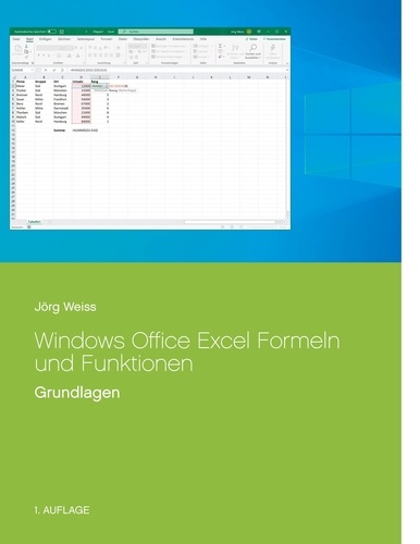 Windows Office Excel Formeln und Funktionen -... de Jörg Weiss - PDF ...