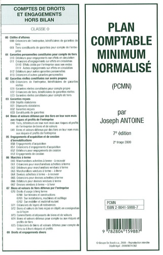Plan comptable minimum normalisé de Joseph Antoine - Livre - Decitre