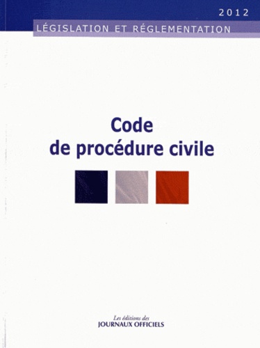 Code de procédure civile de Journaux officiels - Livre - Occasion - Decitre