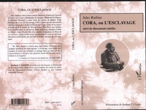 Cora, ou l'esclavage de Jules Barbier - Grand Format - Livre - Decitre