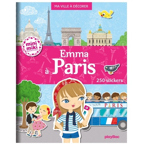 Emma à Paris - Ma ville à décorer de Julie Camel - Grand Format - Livre ...