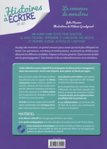 Histoires à écrire CP-CE1 - Le concours de... de Julie Meunier - Album ...