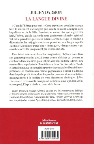 La langue divine - 22 bonnes raisons de s'initier... de Julien Darmon ...