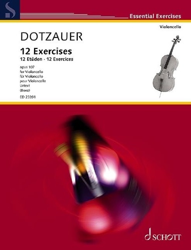Essential Exercises . 12 Exercices - Urtext. op.... de Justus johann friedrich Dotzauer - Livre ...