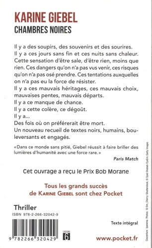 Chambres noires de Karine Giebel - Poche - Livre - Decitre
