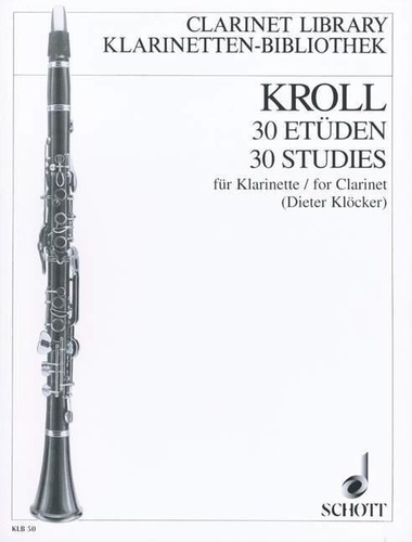 30 Studies - "relating to the Technique of the... de Karl Kroll - Livre ...