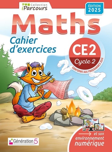 Maths CE2 iParcours - Cahier d'exercices de Katia Hache - Grand Format - Livre - Decitre