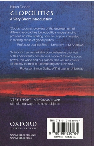 Geopolitics - Klaus Dodds - Livres - Furet du Nord