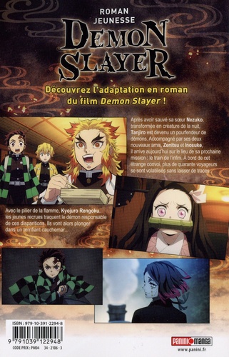 Demon Slayer Roman Tome 3. Le train de l'infini - Koyoharu Gotouge ...