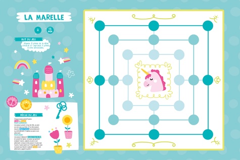 Mes premiers jeux de société Licornes - 8 jeux.... de L'atelier Cloro ...