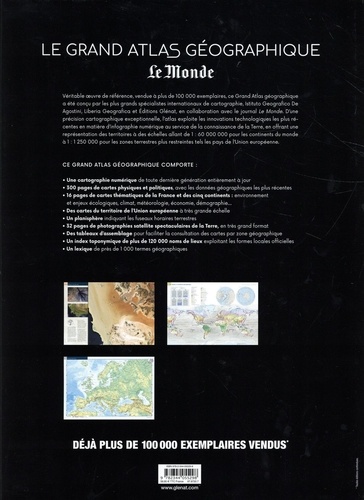Le grand atlas géographique Le Monde de Le Monde - Beau Livre - Livre - Decitre