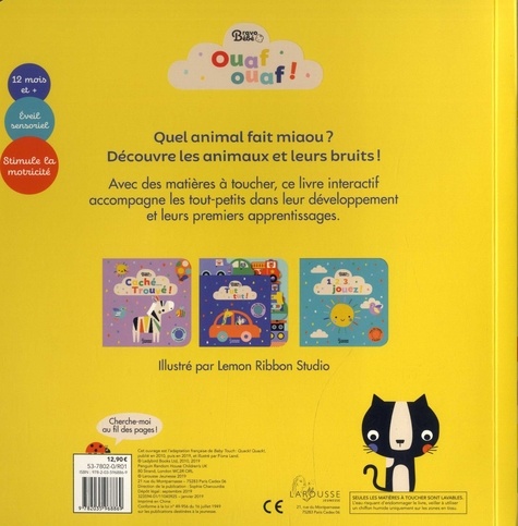 Ouaf ouaf ! de Lemon Ribbon - Album - Livre - Decitre