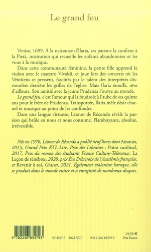 Le grand feu de Léonor de Récondo - Grand Format - Livre - Decitre