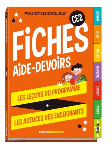 Fiches aide-devoirs CE2 de Les Incollables - Grand Format - Livre - Decitre
