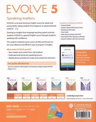 Evolve 5 B2 - Student's Book de Leslie Anne Hendra - Grand Format - Livre - Decitre