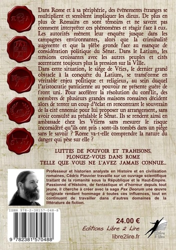 Pax Deorum Tome 2. La voix des dieux de Cédric Plouvier - Grand Format ...