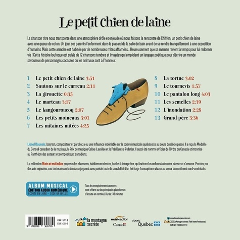 Le petit chien de laine de Lionel Daunais - Album - Livre - Decitre