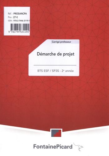 Démarche de projet BTS 2 ESF-SP3S 2e année -... de Lise Esnard - Grand Format - Livre - Decitre