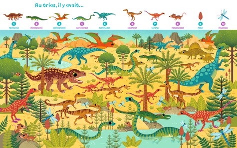 Les dinosaures - Cherche, trouve et compte... de Lito - Album - Livre ...