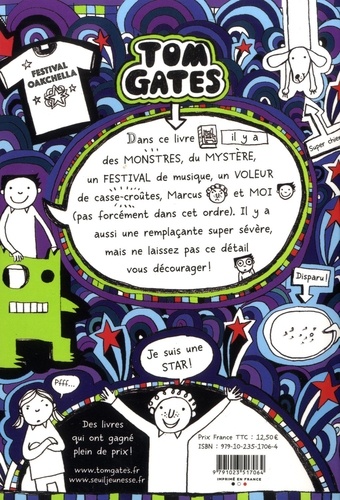 Tom Gates Tome 15. Quel monstre ? - Liz Pichon - Livres - Furet du Nord