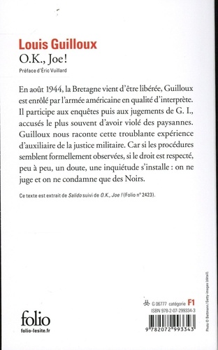 OK, Joe ! - Louis Guilloux - Livres - Furet du Nord