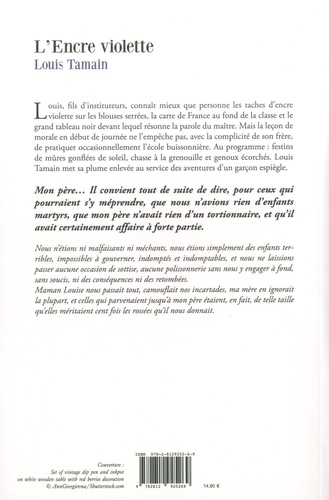 L'encre violette de Louis Tamain - Grand Format - Livre - Decitre