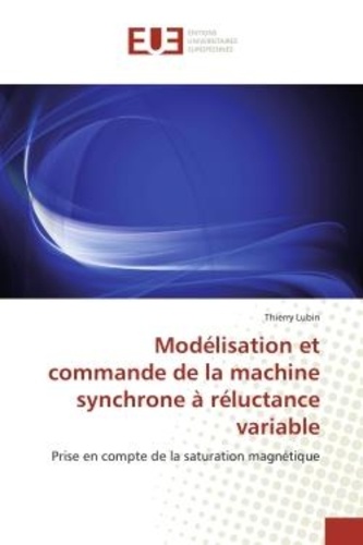 Modélisation et commande de la machine synchrone... de Lubin-t - Livre - Decitre
