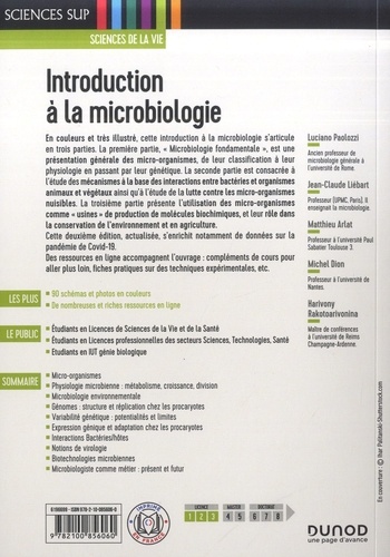 Introduction à la microbiologie - Microbiologie... de Luciano Paolozzi - Grand Format - Livre ...