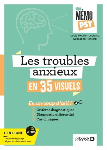 Les troubles anxieux en 35 visuels - Lucie Meurier-Leclercq - Livres ...
