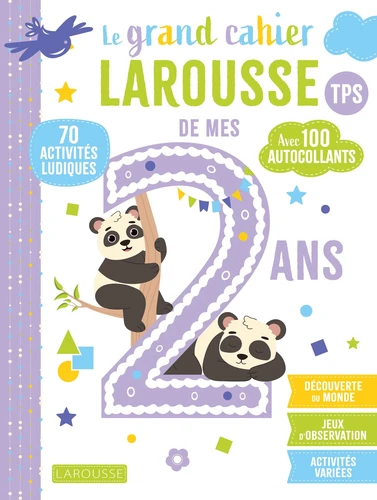 Le Grand cahier Larousse de mes 2 ans TPS de Lucille Hasiak - Decitre