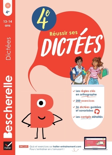 Réussir ses dictées 4e de Ludivine Chataignon - Grand Format - Livre ...