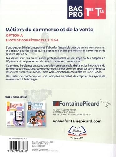 Métiers du commerce et de la vente 1re Tle Bac... de M.-L. Bois - Grand Format - Livre - Decitre