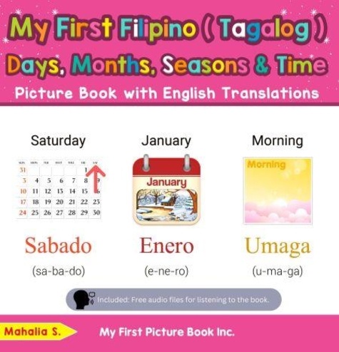 My First Filipino (Tagalog) Days, Months, Seasons... de Mahalia S ...