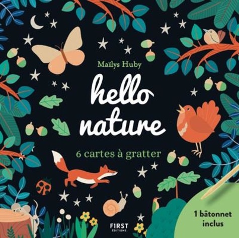 Hello nature - 6 cartes à gratter et 1 bâtonnet... de Maïlys Huby ...