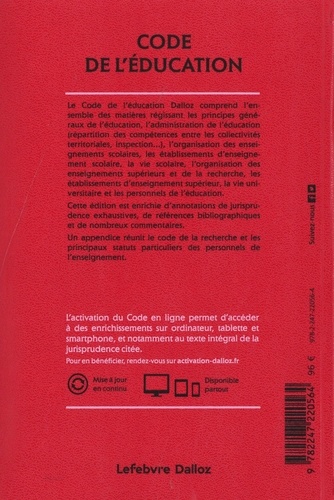 Code de l'éducation - Annoté & commenté de Marc Debène - Grand Format - Livre - Decitre