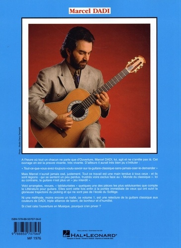 La Guitare Classique en tablatures de Marcel Dadi - Grand Format - Livre - Decitre