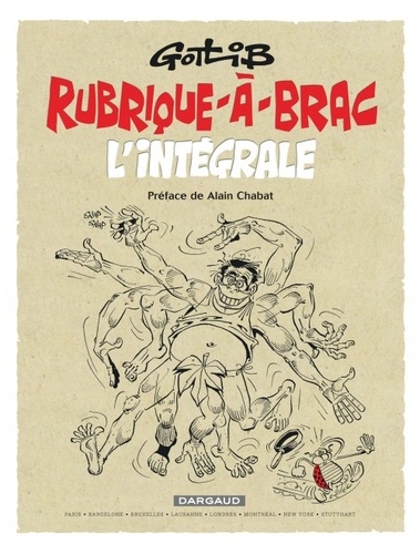 Rubrique-à-Brac Intégrale. de Marcel Gotlib - Album - Livre - Decitre