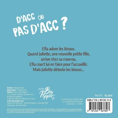 D'acc ou pas d'acc ? - Margaux Perrin - Livres - Furet du Nord
