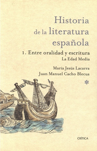 Historia de la literatura espanola - Tome 1,... de Maria-Jesus Lacarra ...