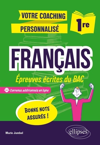 Français, Première. Epreuves écrites - Votre... de Marie Jambel - Livre ...
