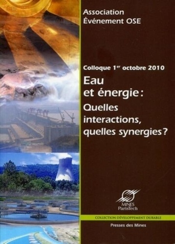 Eau et Energie : quelles interactions, quelles... de Master OSE - PDF - Ebooks - Decitre