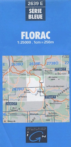 Florac - 1/25000 de IGN - Livre - Decitre