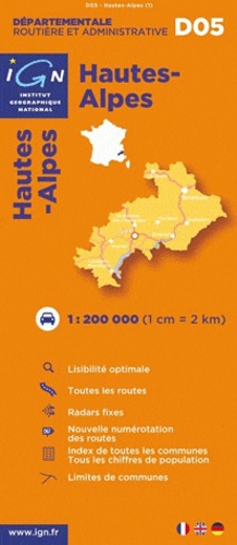 Hautes-Alpes - 1/200000 de IGN - Livre - Decitre
