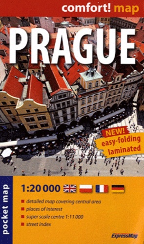 Prague - Pocket map, 1/20 000 - Express Map - Livres - Furet du Nord