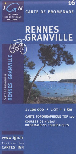Rennes Granville - 1/100 000 de IGN - Livre - Decitre