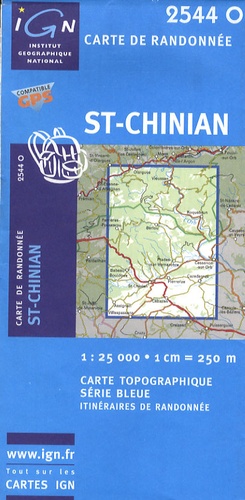 St-Chinian - 1/25000 de IGN - Livre - Decitre