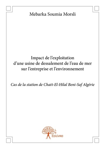 Impact de l’exploitation d’une usine de... de Mebarka soumia Morsli ...
