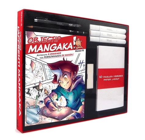 Le kit de l'apprenti mangaka - Tout pour créer... de Medzi-O - Livre - Decitre