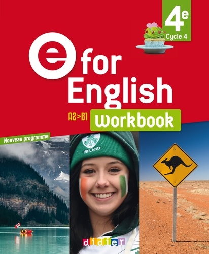 E for English 4e A2>B1 - Workbook de Mélanie Herment - Grand Format - Livre - Decitre