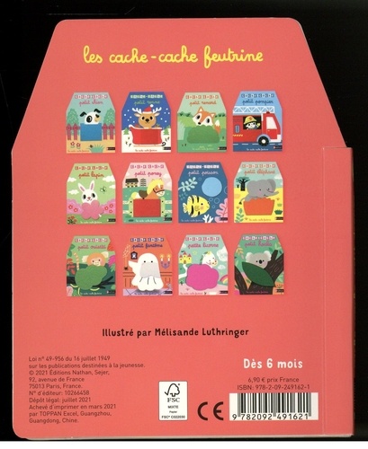 Cache-cache petit dragon de Mélisande Luthringer - Album - Livre - Decitre